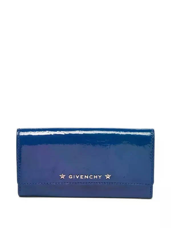 Givenchy Patent-leather Wallet - Blue