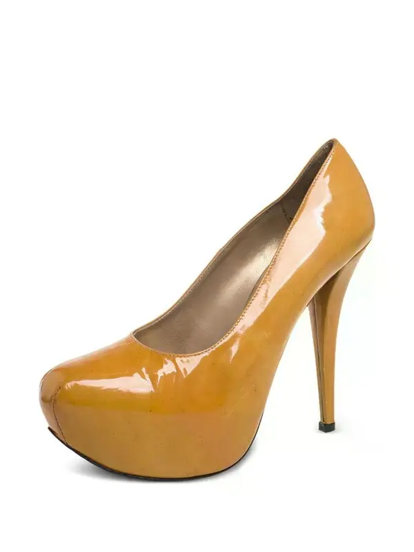 STUART WEITZMAN Patent Leather Platform Pumps