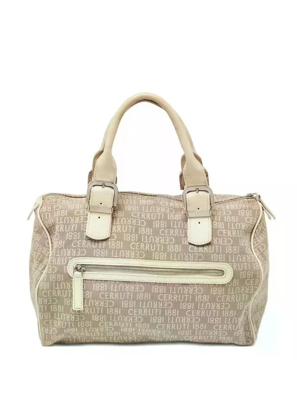 CERRUTI 1881 Patent Leather Top Handle Bag