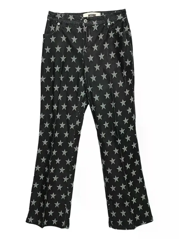 Moschino Star-print Flared Trousers