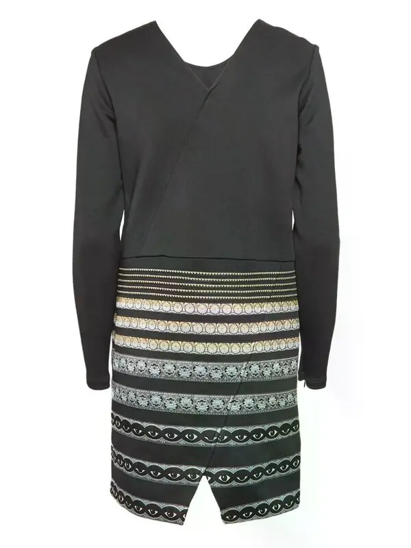 Kenzo Printed Long-sleeve Dress