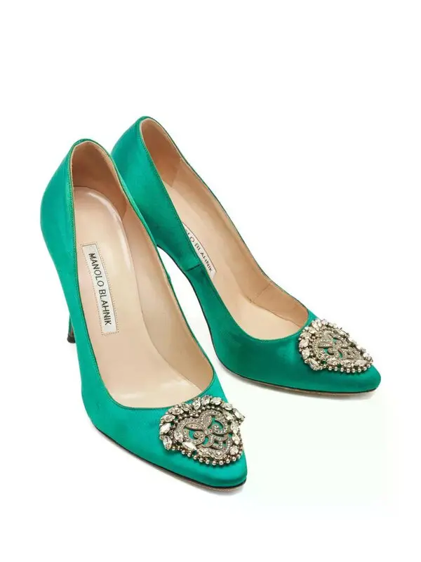 Manolo Blahnik Jewel-embellishment Pumps