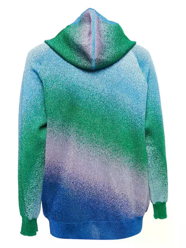 Maje Gradient Zip-up Hoodie