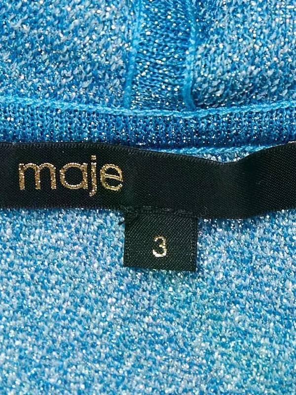 Maje Gradient Zip-up Hoodie