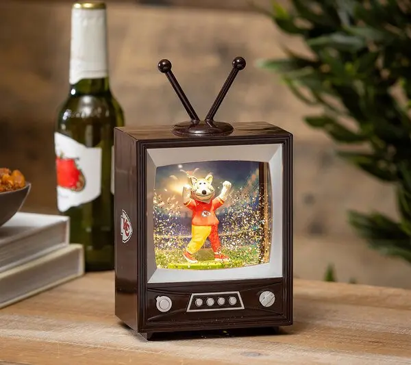 EVERGREEN Vintage Tv Water Lantern With Nfl Tea M Mascot - One-color