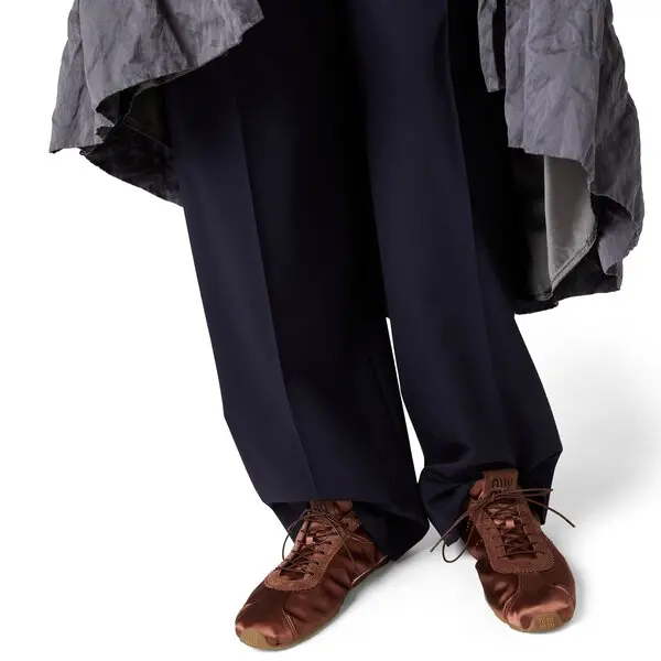 Miu Miu Wide-leg Wool Pants