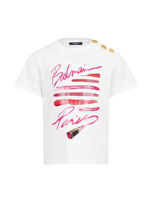 Balmain Logo T-shirt - White