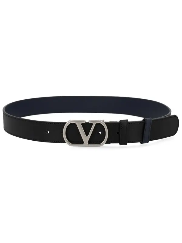 Valentino Garavani Vlogo Signature Belt - Black