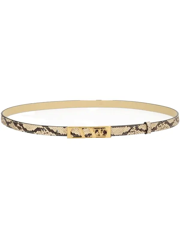 Valentino Garavani Vlogo Signature Belt - Animalier