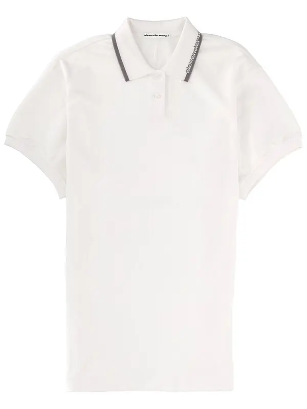 Alexander Wang Polo Mini Dress - White