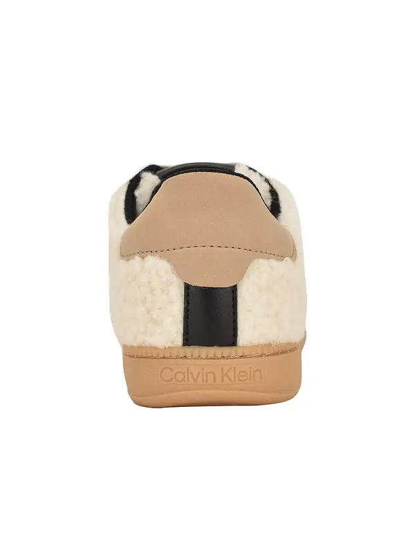 Calvin Klein Nhova Round-toe Sherpa Sneakers