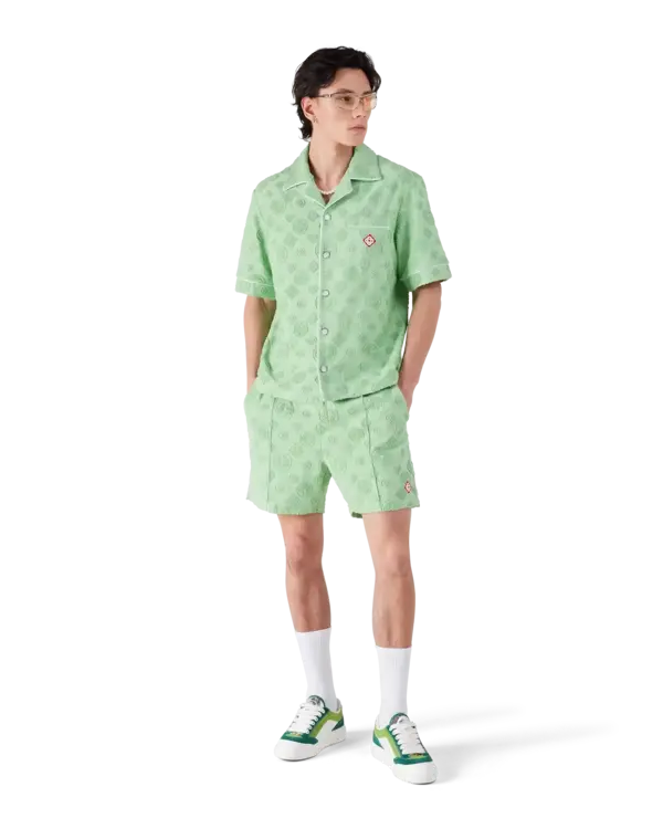 Casablanca Towelling Monogram Shorts