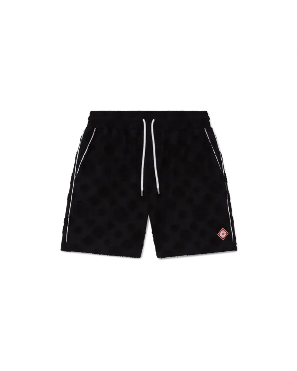 Casablanca Towelling Monogram Shorts - Multicolor