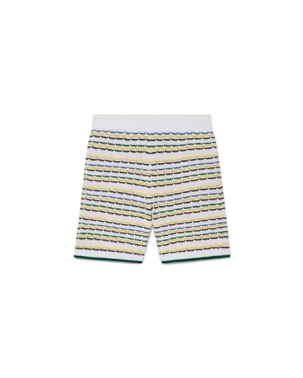Casablanca Tuck Stitch Shorts - Multicolor