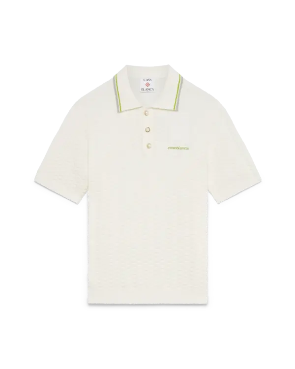 Casablanca Tennis Boucle Polo Shirt - Multicolor