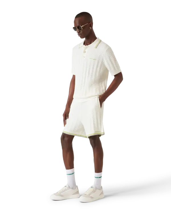 Casablanca Tennis Boucle Polo Shirt - Multicolor