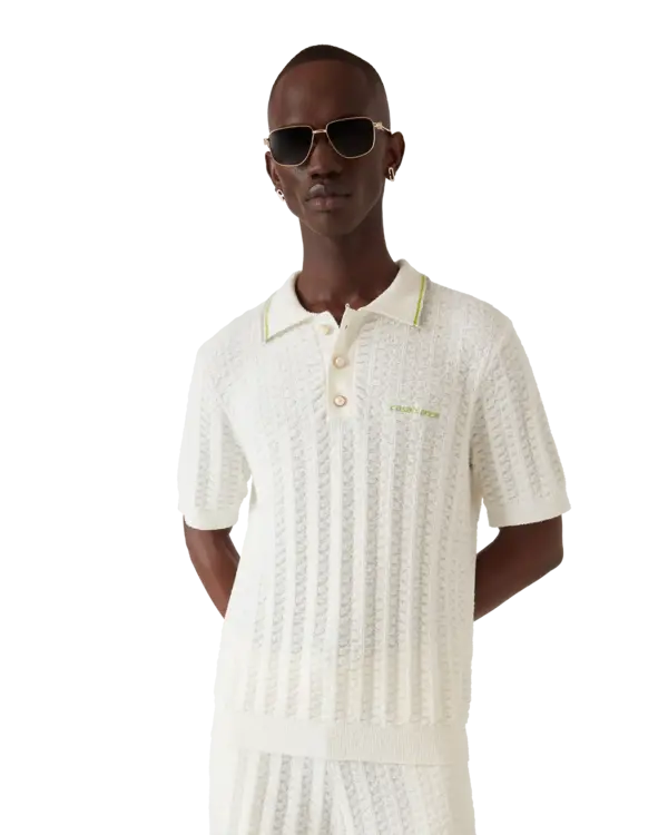Casablanca Tennis Boucle Polo Shirt - Multicolor