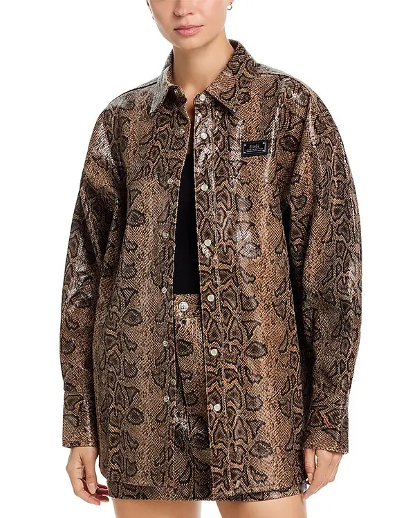 Ksubi Astra Long Sleeve Snakebite Jacket