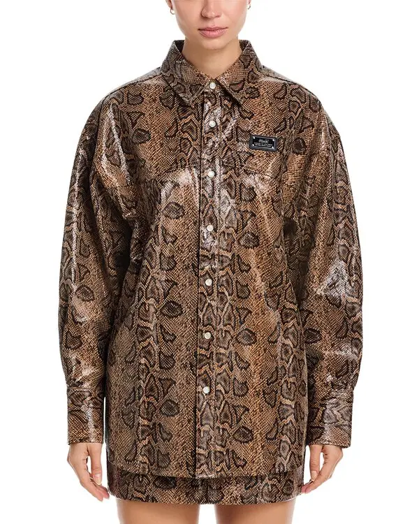Ksubi Astra Long Sleeve Snakebite Jacket
