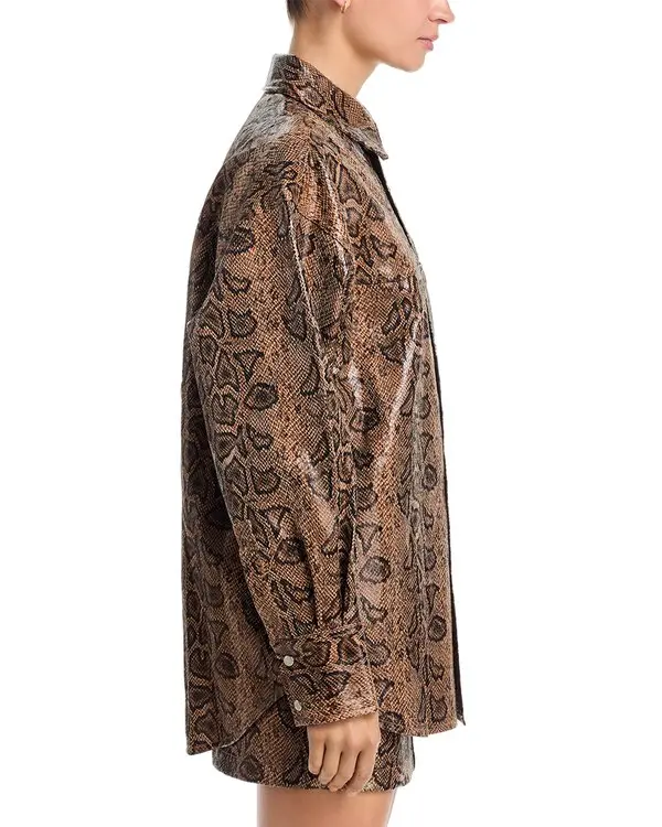 Ksubi Astra Long Sleeve Snakebite Jacket