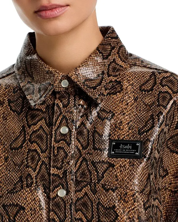 Ksubi Astra Long Sleeve Snakebite Jacket