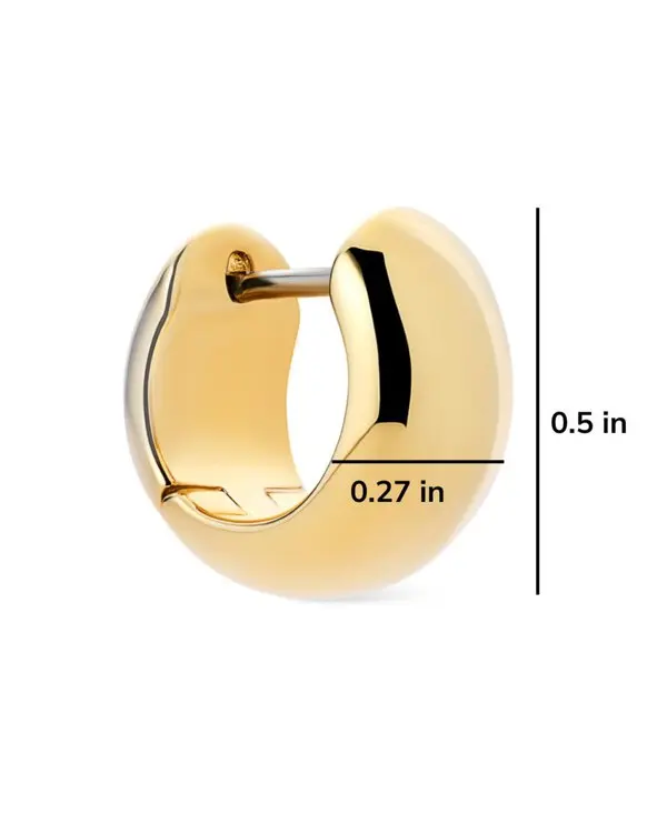 ANA LUISA Giulia Bold Hoop Earrings - Gold