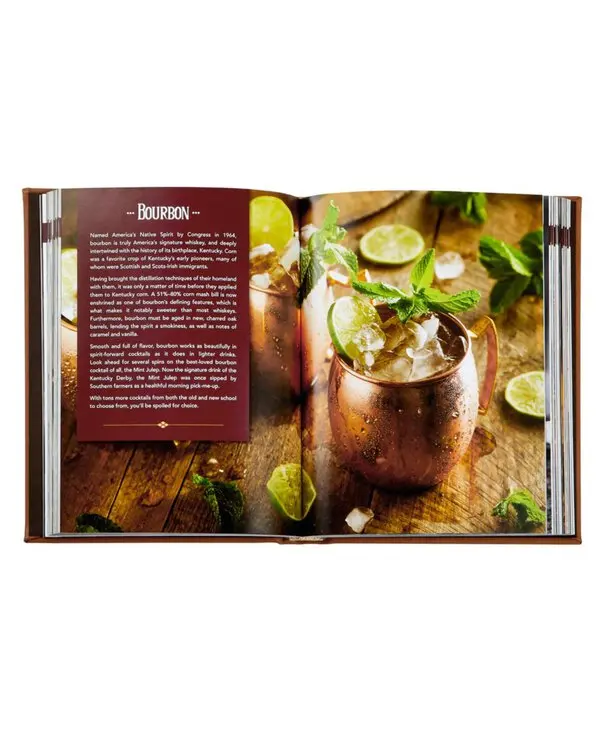 GRAPHIC IMAGE Whiskey Cocktails Leather Bound Book