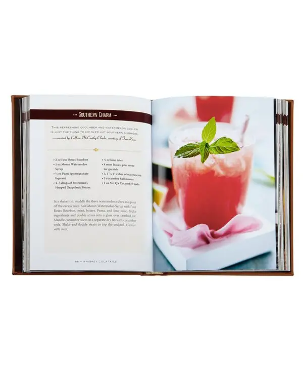 GRAPHIC IMAGE Whiskey Cocktails Leather Bound Book