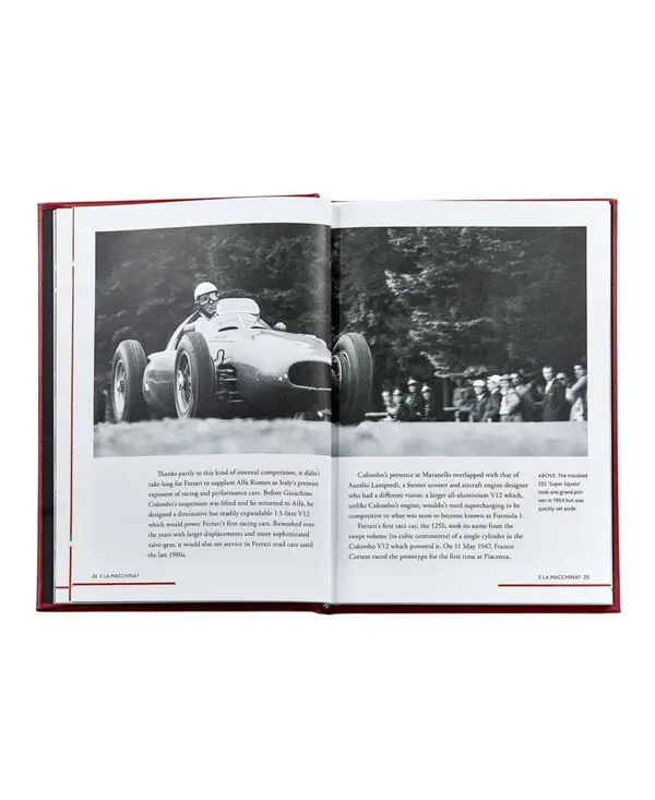 GRAPHIC IMAGE The Story Of Ferrari Leather Bound Book