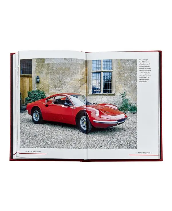 GRAPHIC IMAGE The Story Of Ferrari Leather Bound Book