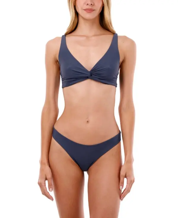 MALAI Knot Front Bikini Top