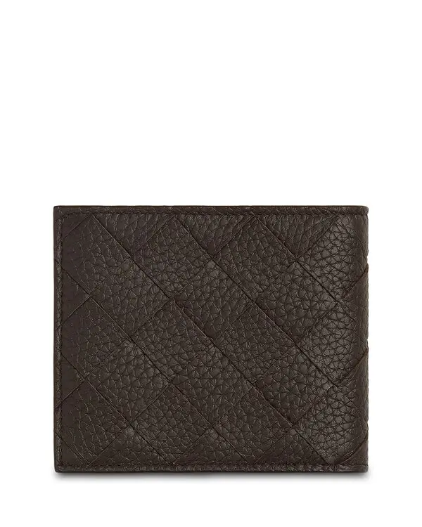 Bottega Veneta Intrecciato Bi-fold Wallet - Zinc
