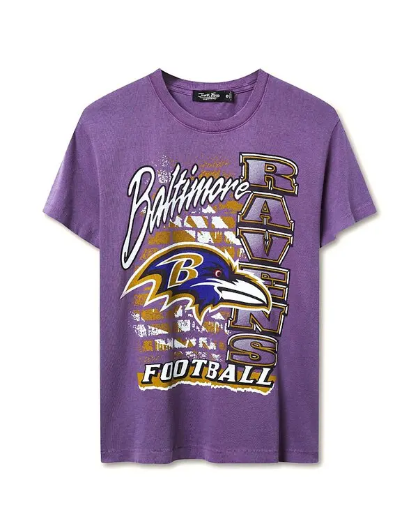Junk Food Clothing Nfl Baltimore Ravens Brick Vintage Tee