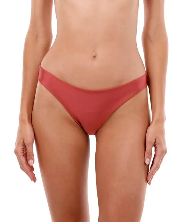 MALAI Neo Paramount Moderate Coverage Bikini Bottom - Fabed Rose