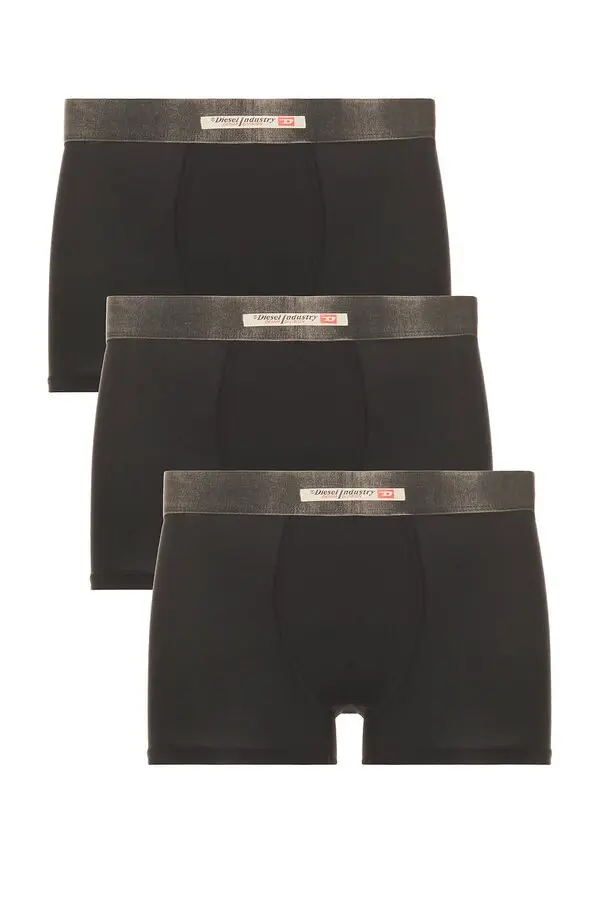 DIESEL Damien Denim Three Pack Underwear - Black