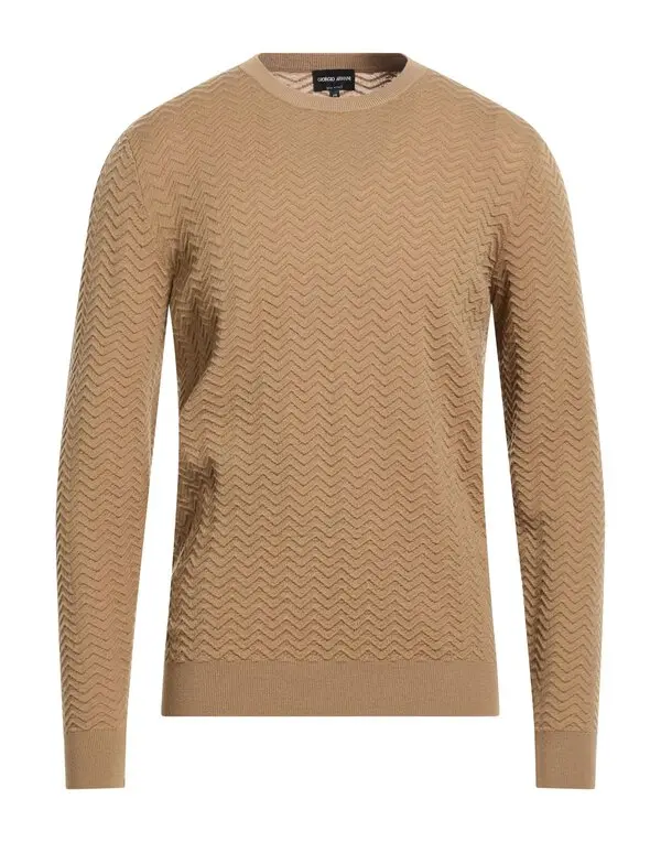 Giorgio Armani Sweater In Camel - Beige