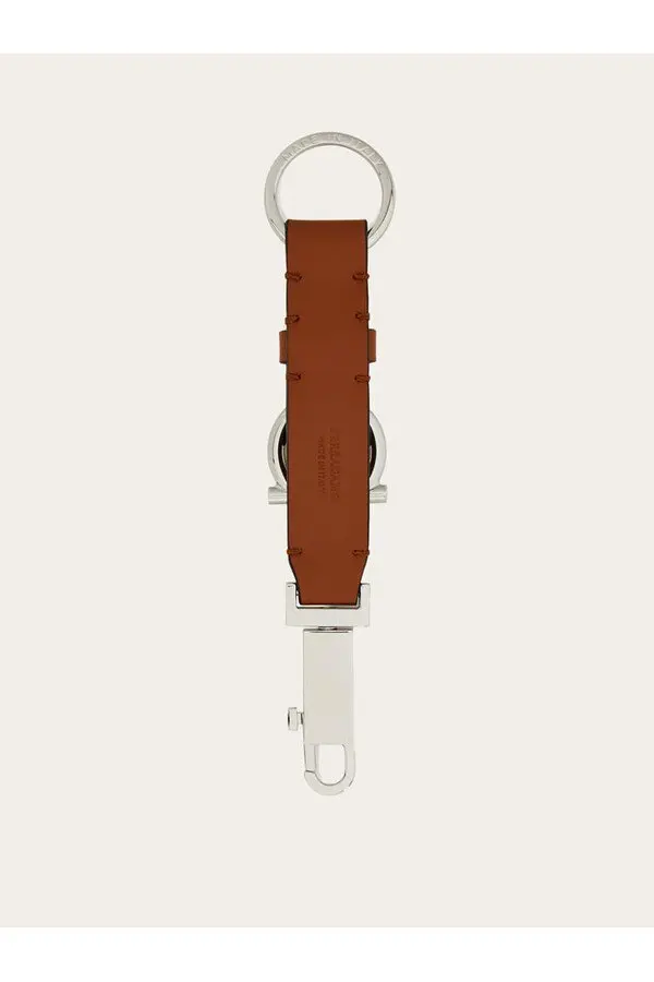 FERRAGAMO Gancini Key Ring - Red