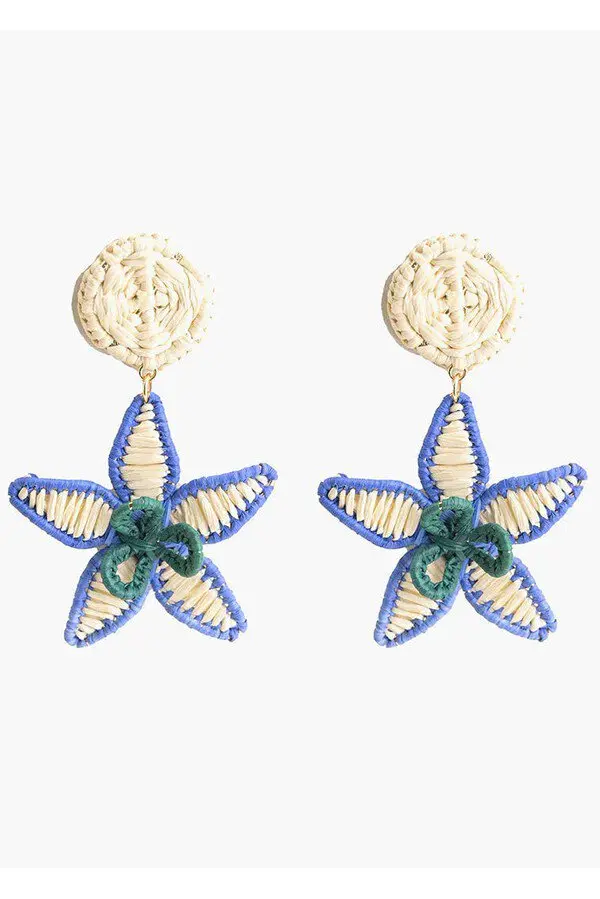 Yumi Kim Coastal Star Dangle Earrings - Blue