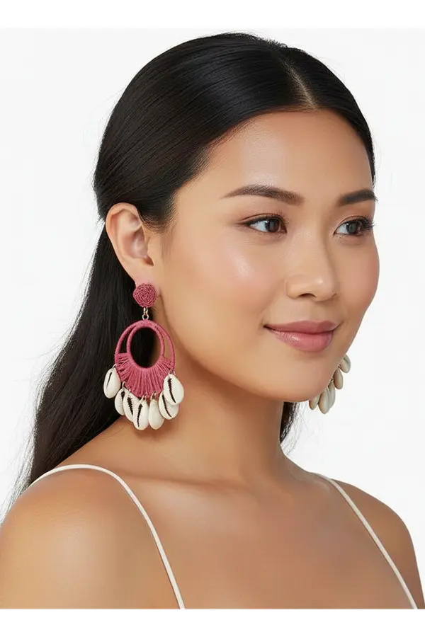 Yumi Kim Cowrie Shell Hoop Earrings