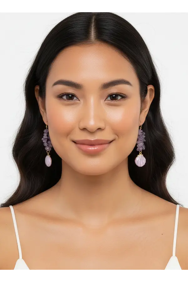 Yumi Kim Lilac Shore Hoop Earrings