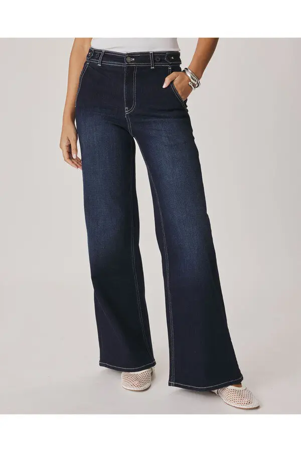 Splendid Wide Leg High Rise Jean