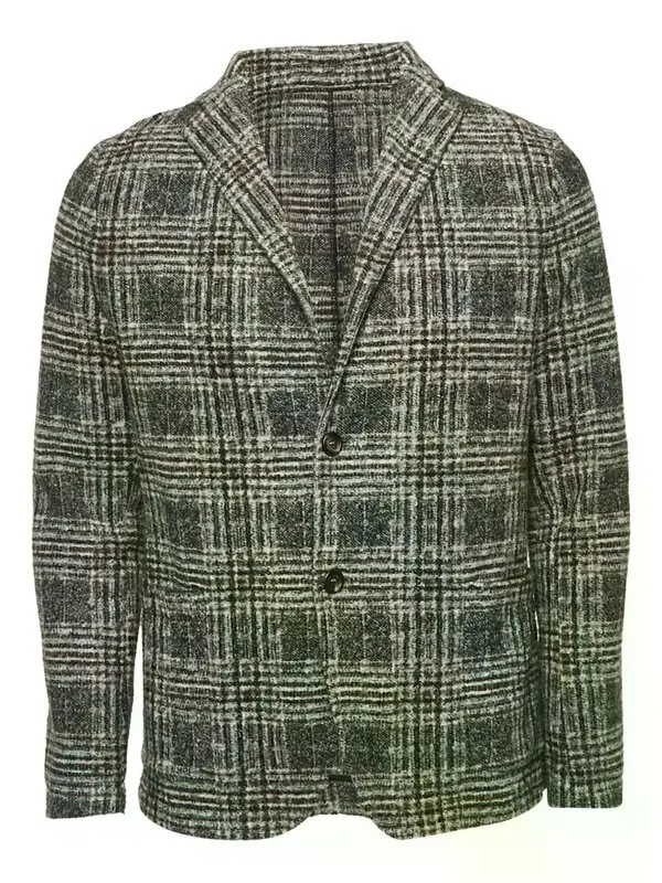 Boggi Milano 2024 Checked Wool Blazer