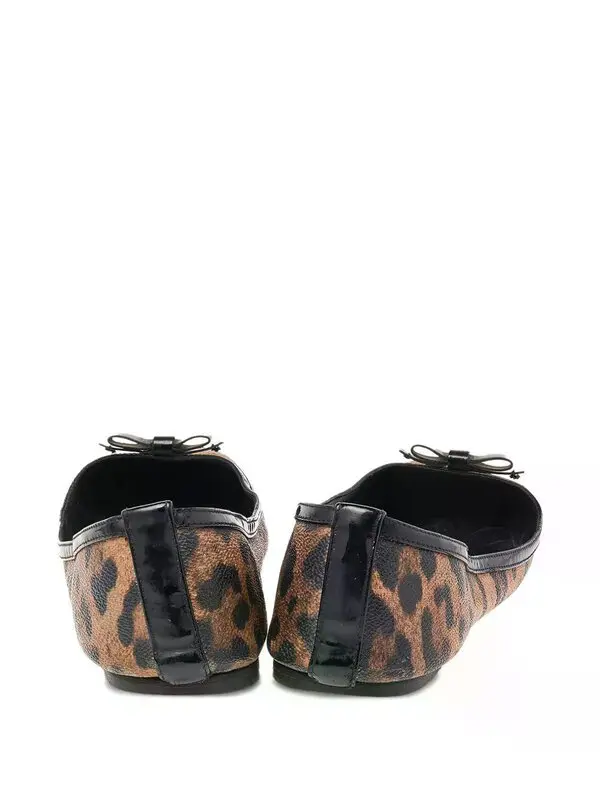 Dolce & Gabbana Leopard-print Ballet Flats
