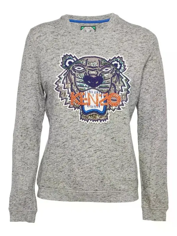 Kenzo Tiger-motif Cotton Sweatshirt