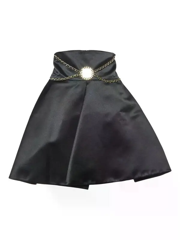 Elisabetta Franchi Chain-embellished Flared Skirt