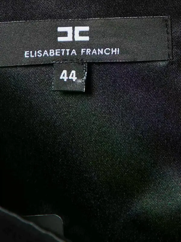 Elisabetta Franchi Chain-embellished Flared Skirt