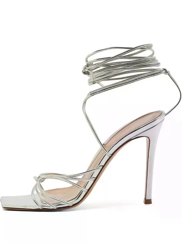 GIANVITO ROSSI 105mm Sylvie Sandals - Silver
