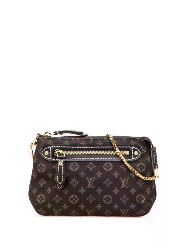 LOUIS VUITTON 2011 Monogram Mini Lin Pochette Accessoires - Brown