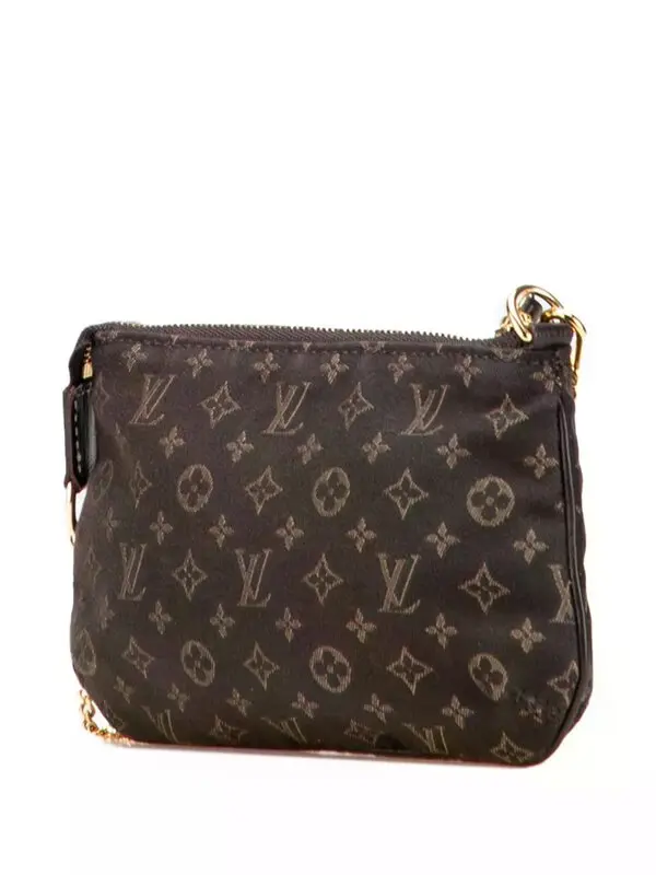 LOUIS VUITTON 2011 Monogram Mini Lin Pochette Accessoires - Brown