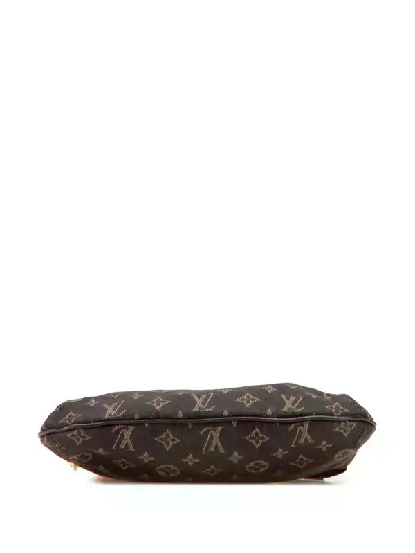LOUIS VUITTON 2011 Monogram Mini Lin Pochette Accessoires - Brown